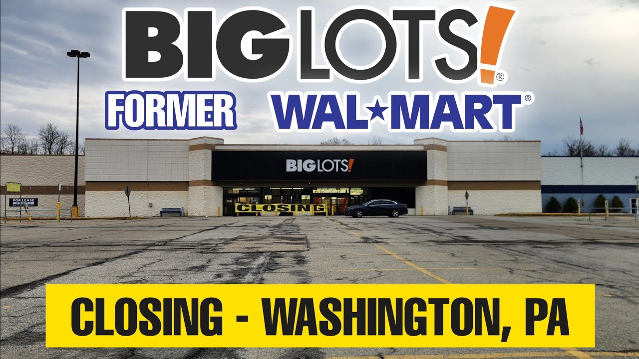 Big Lots Closing Inside Former Walmart - Washington, PA - YouTube