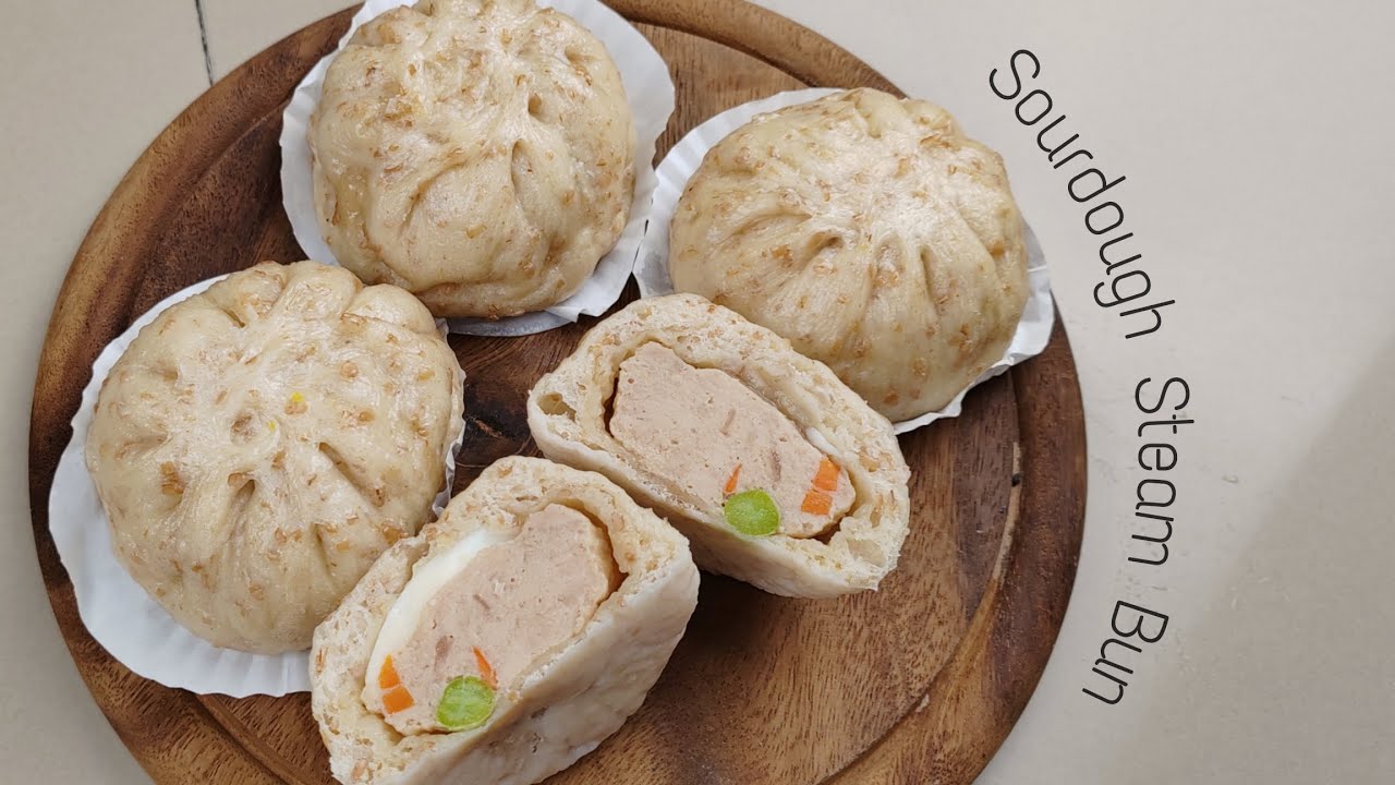 Sourdough Steam ed Buns, The best Sourdough Bread recipe, it's good for ...