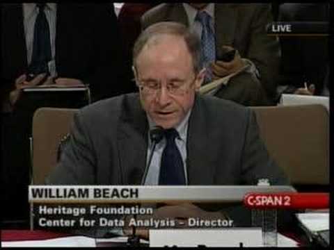 Bill Beach Testifies Before Joint Economic Committee - YouTube