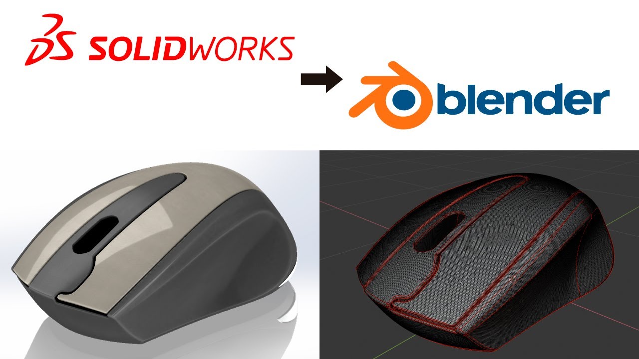 CÓMO Importar Archivos de Solidworks en Blender (STEP)- Tutorial 2020 ...