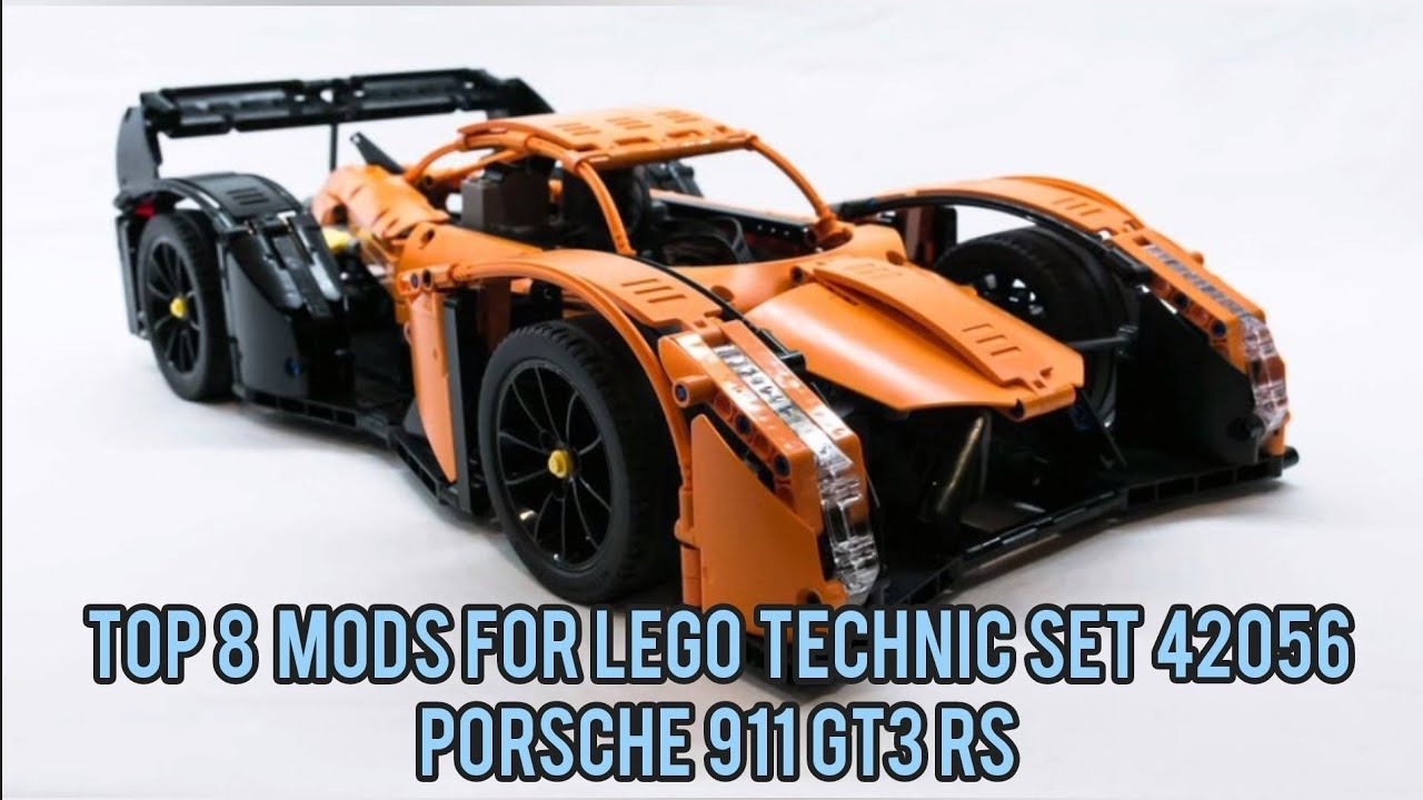 Top 8 MODs for LEGO Technic Set 42056 Porsche 911 GT3 RS - YouTube
