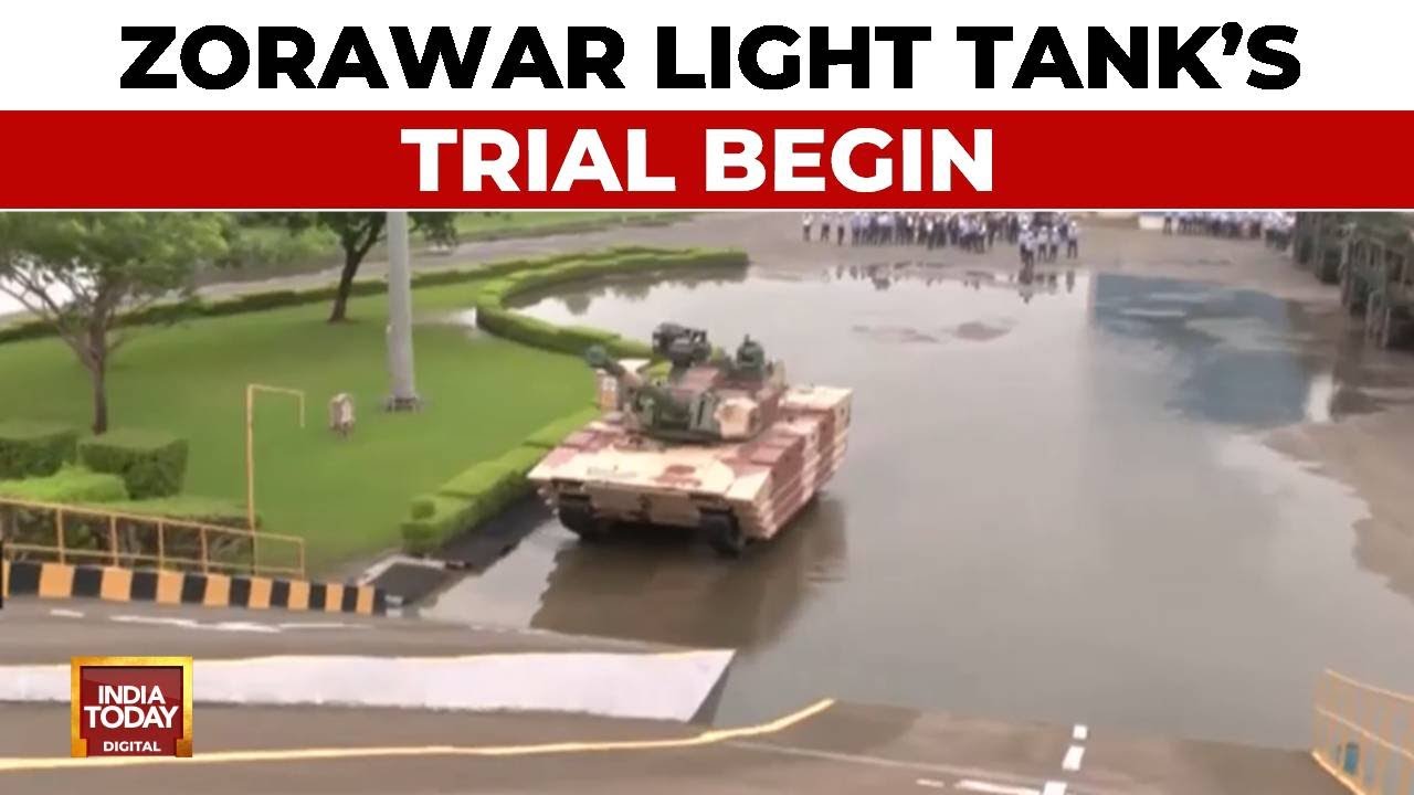 Big Boost To Indian Forces, Zorawar Light Tank's Trial Begin, A Joint ...