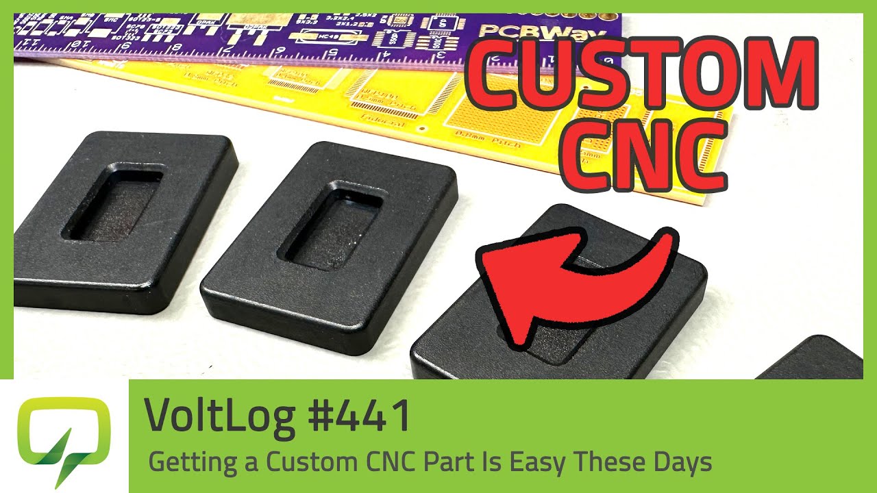 Getting a Custom CNC Part Is Easy These Days | Voltlog #441 - YouTube