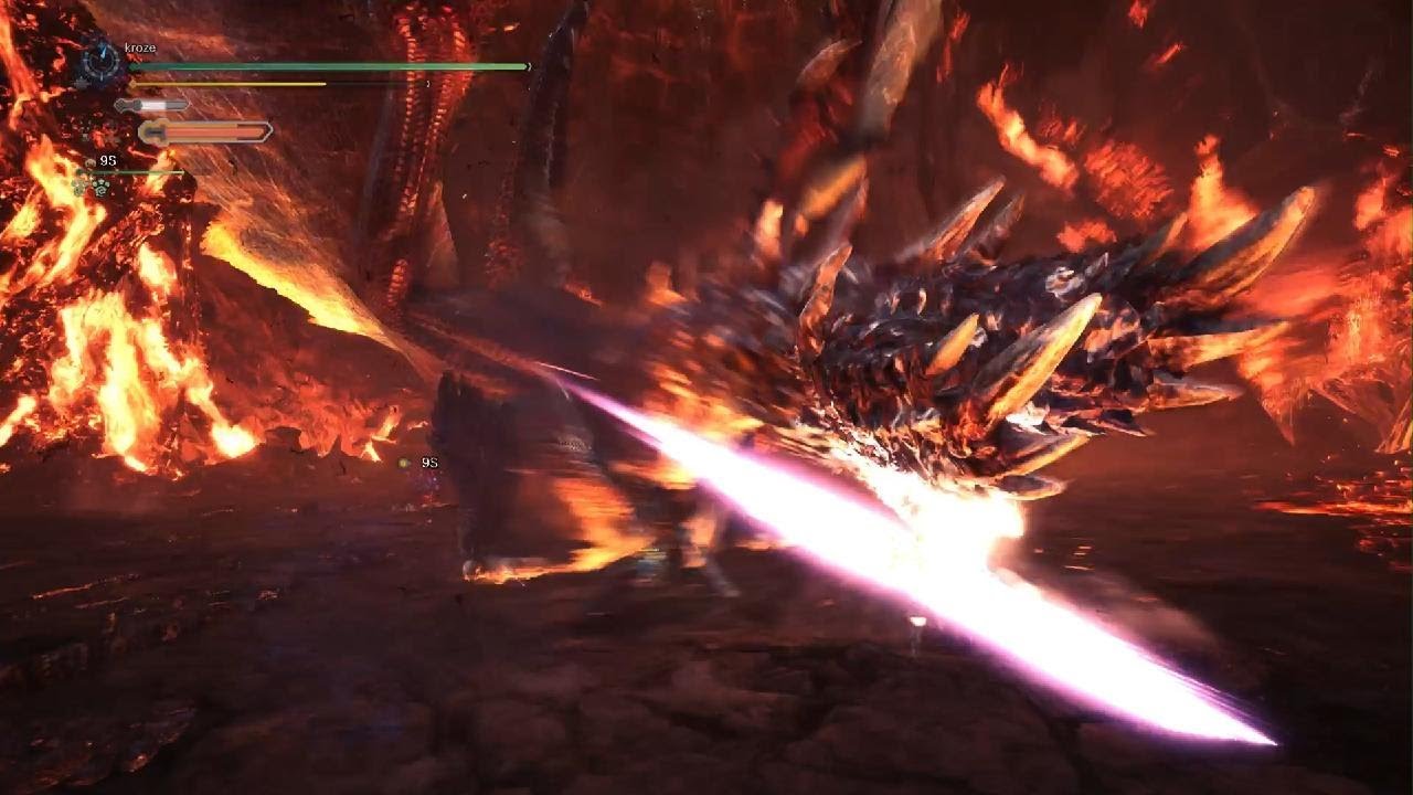 Monster hunter world Alatreon [longsword] - YouTube