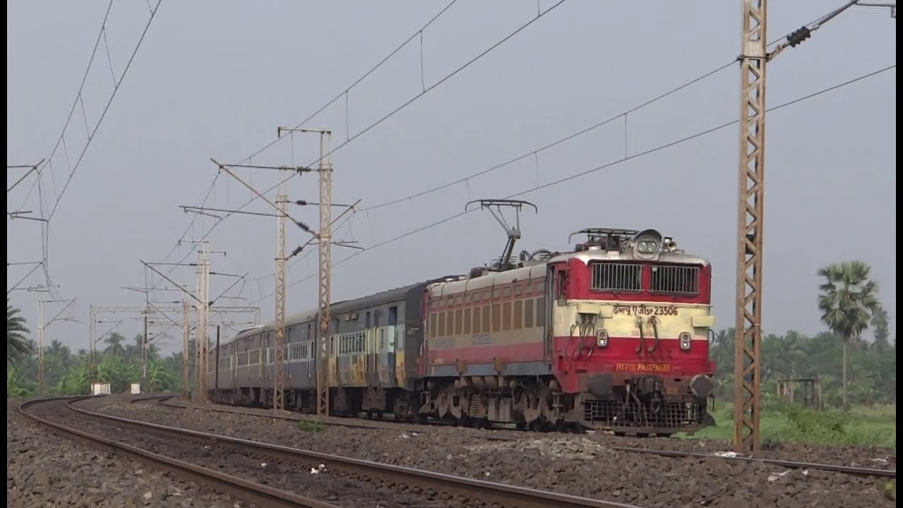 Unique livery BRC WAG-5 captured with Nanded Express : Indian Railways ...