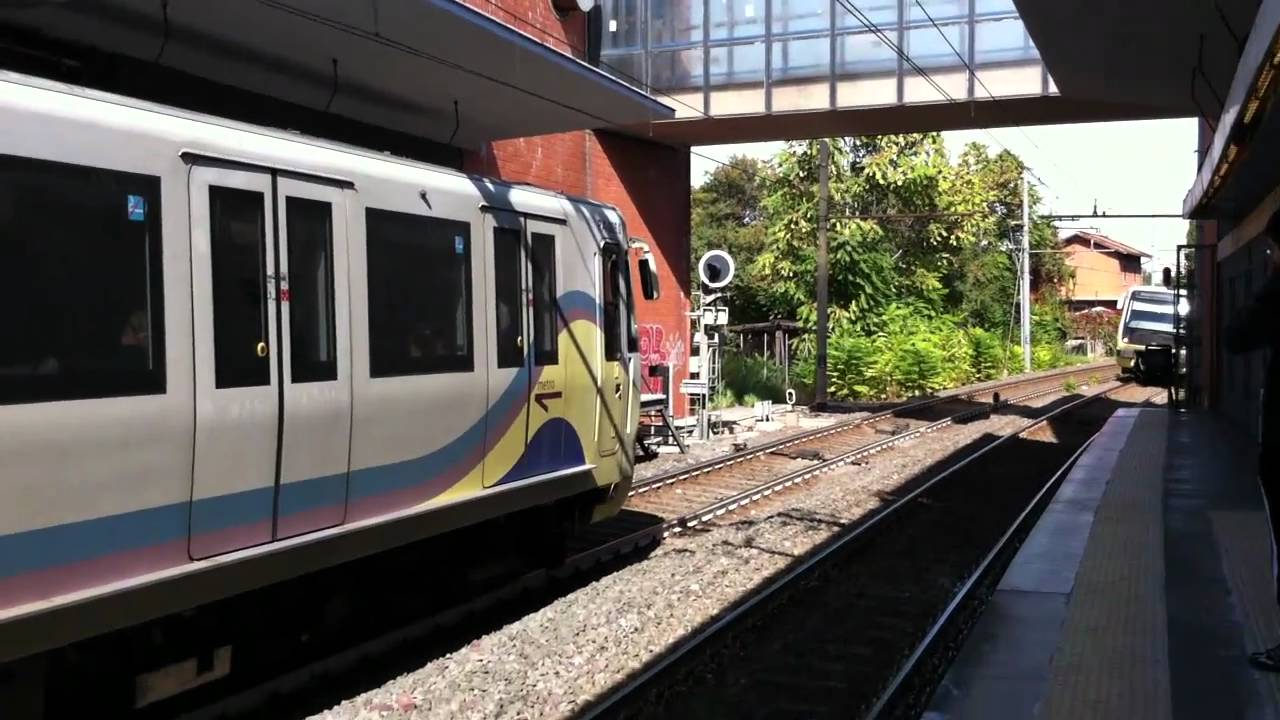 Metro CAF Roma - Ostia Lido | Stazione Eur Magliana - YouTube