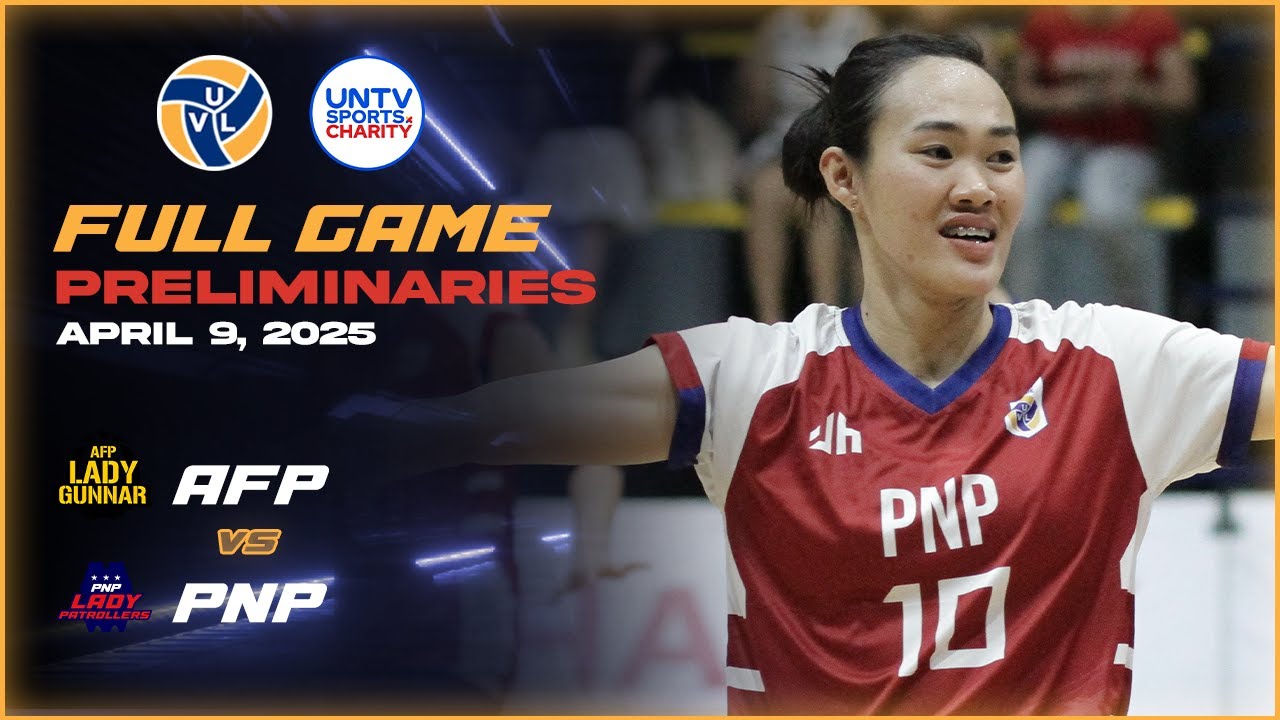 FULL GAME: AFP Lady Gunnar vs PNP Lady Patrollers on April 9, 2025 | # ...
