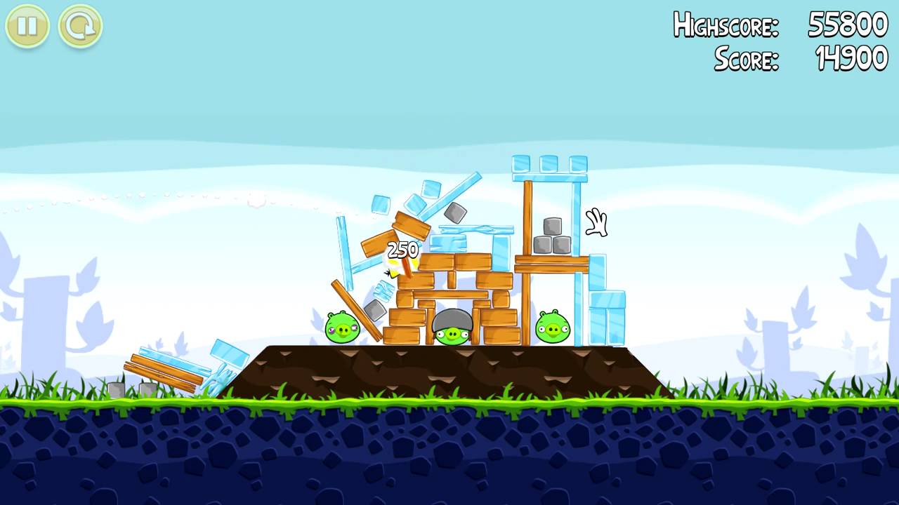 Angry Birds Level 1-21 - YouTube