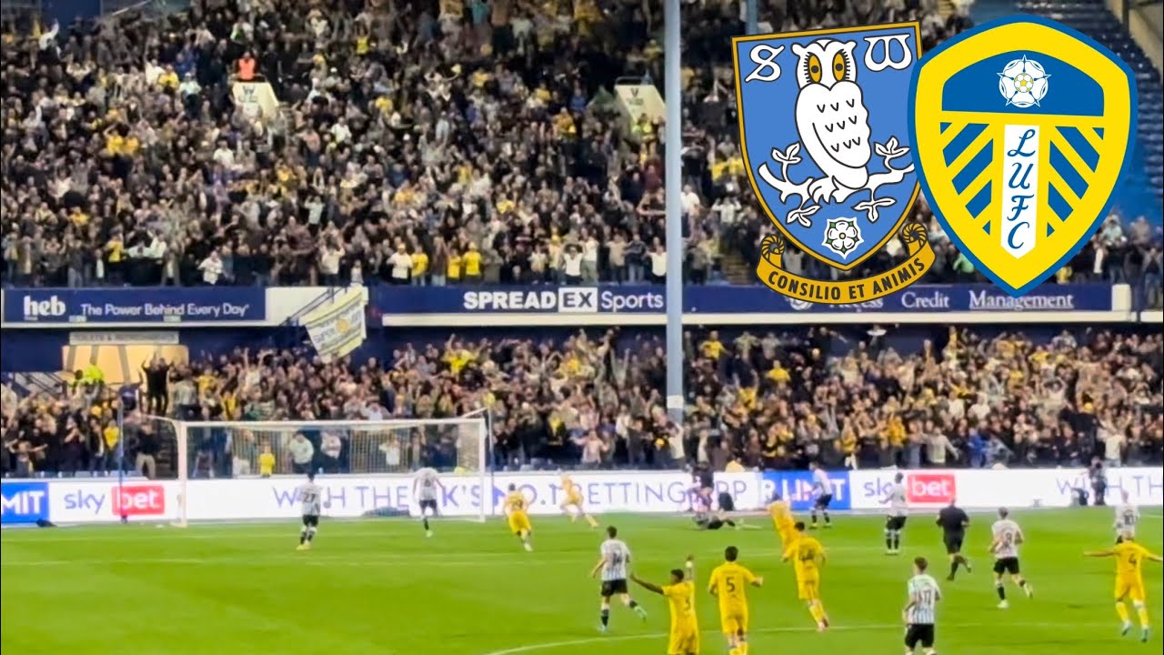 EDGY SCENES AS SWFC LOSE 0-2 TO LEEDS IN YORKSHIRE DERBY - YouTube