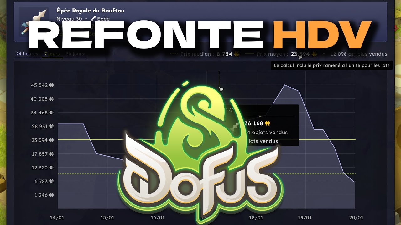 La REFONTE HDV de DOFUS 3.5 (Graphique, Ocre, Filtres...) - YouTube