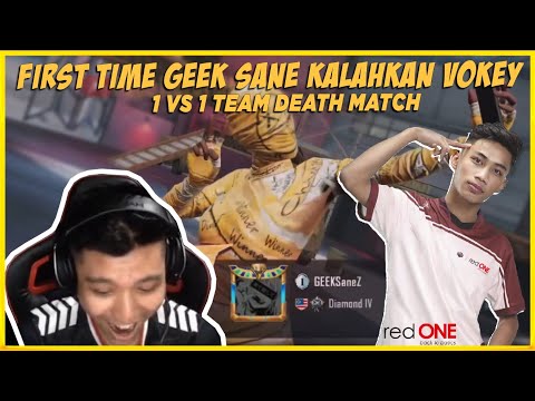 SANE MENJERIT FIRST TIME BOLEH KALAHKAN VOKEY DALAM 1 VS 1 TDM | PUBG MOBILE