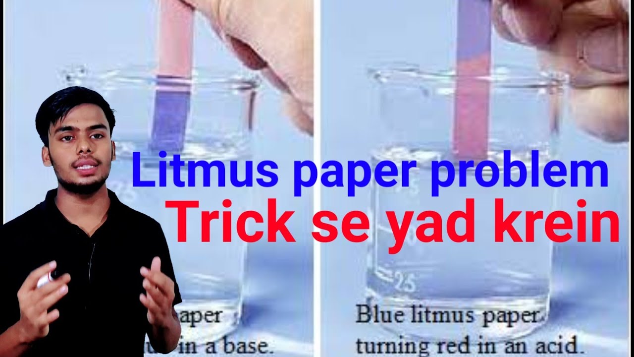 Litmus Paper trick| How to remember litmus paper reaction #Eureds ...
