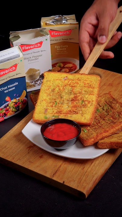 Egg Toast Cooking Recipe ASMR #shorts - YouTube