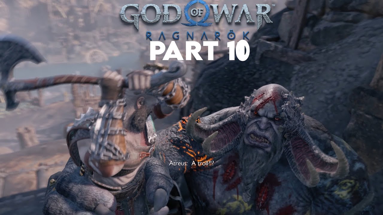 GOD OF WAR RAGNAROK | Ride the train to the mines and search the mines ...