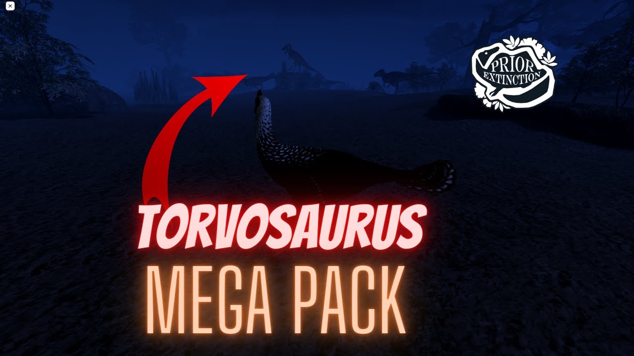 Torvosaurus mega pack - Prior Extinction - YouTube