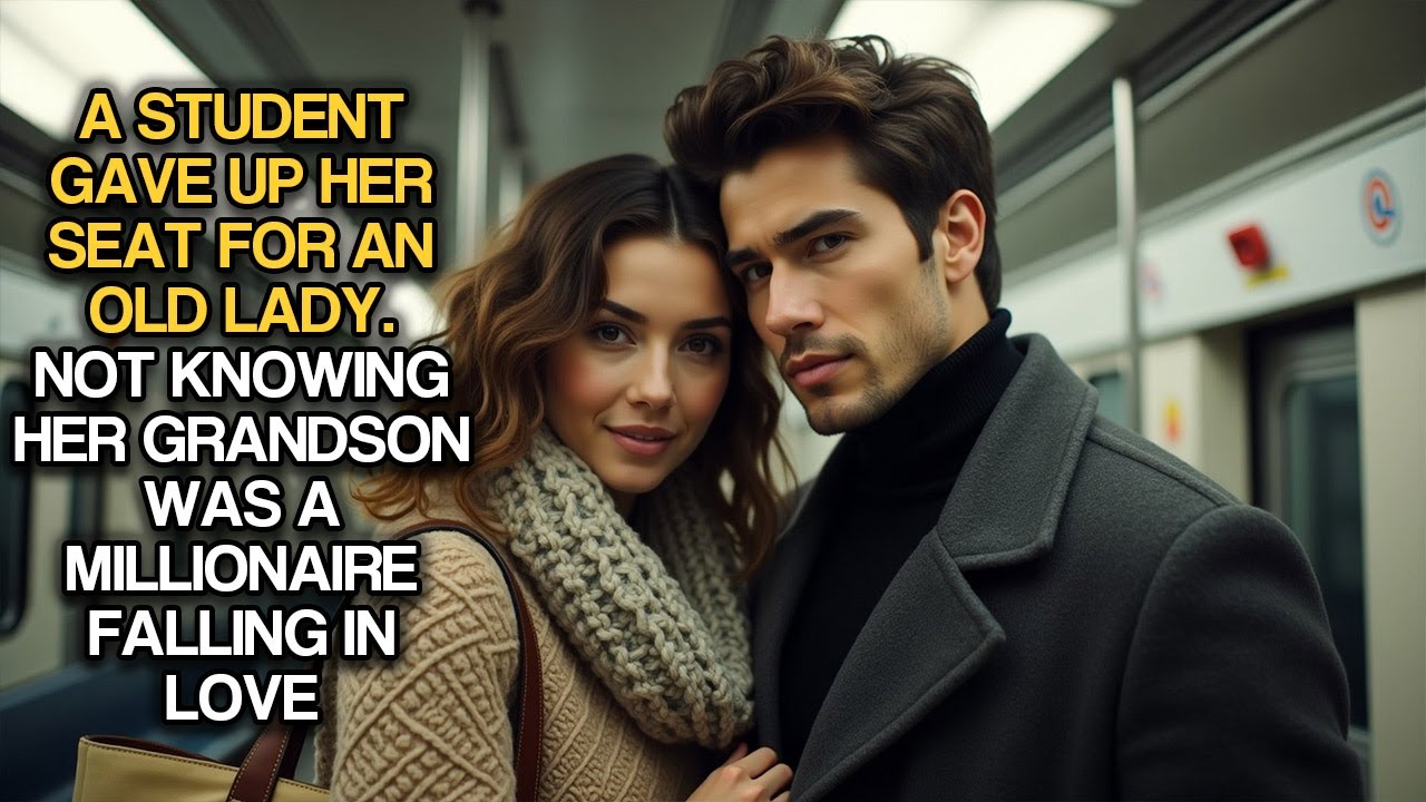 A Student Gave Up Her Seat For An Old Lady, Not Knowing Her Grandson ...