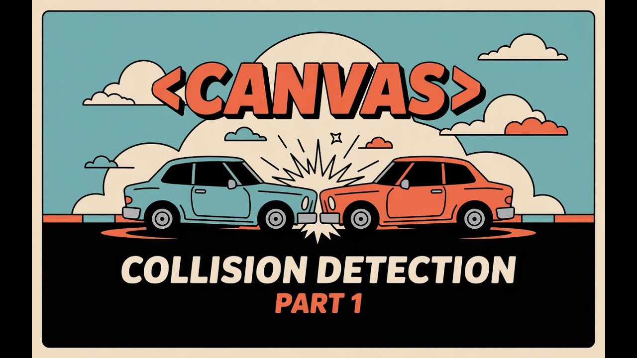 HTML canvas tag 2 rectangle collision detection part 1 of 2 - YouTube