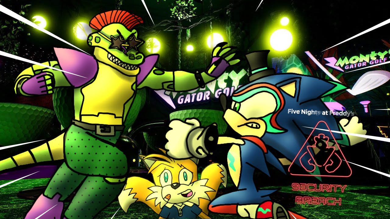 SONIC AND TAILS PLAY FIVE NIGHTS AT FREDDY'S SECURITY BREACH PART 3 ...