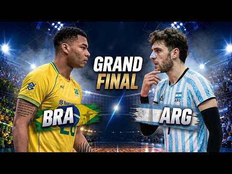 🇧🇷 BRAZIL vs ARGENTINA 🇦🇷 | GRAND FINAL | 2026 SOUTH AMERICAN MEN'S VOLLEYBALL CHAMPIONSHIP 🏆🔥