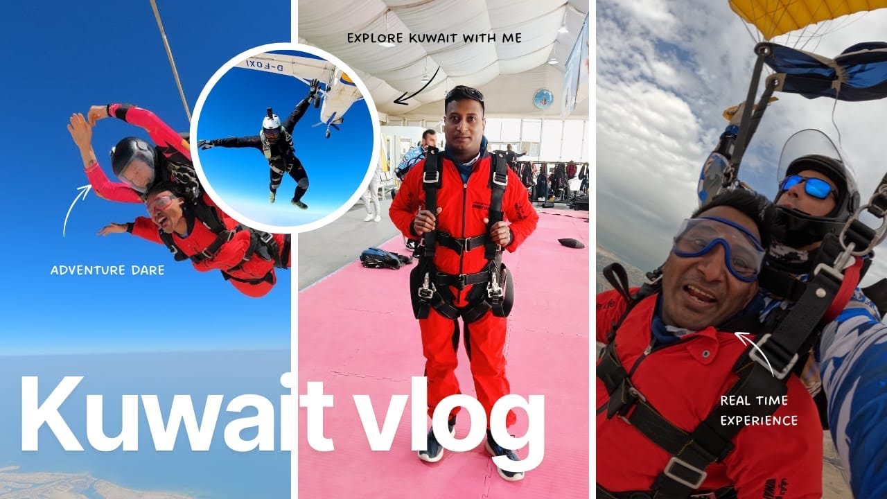 Kuwait sky dive🤿 sky dive kuwait#kuwaitadventure - YouTube