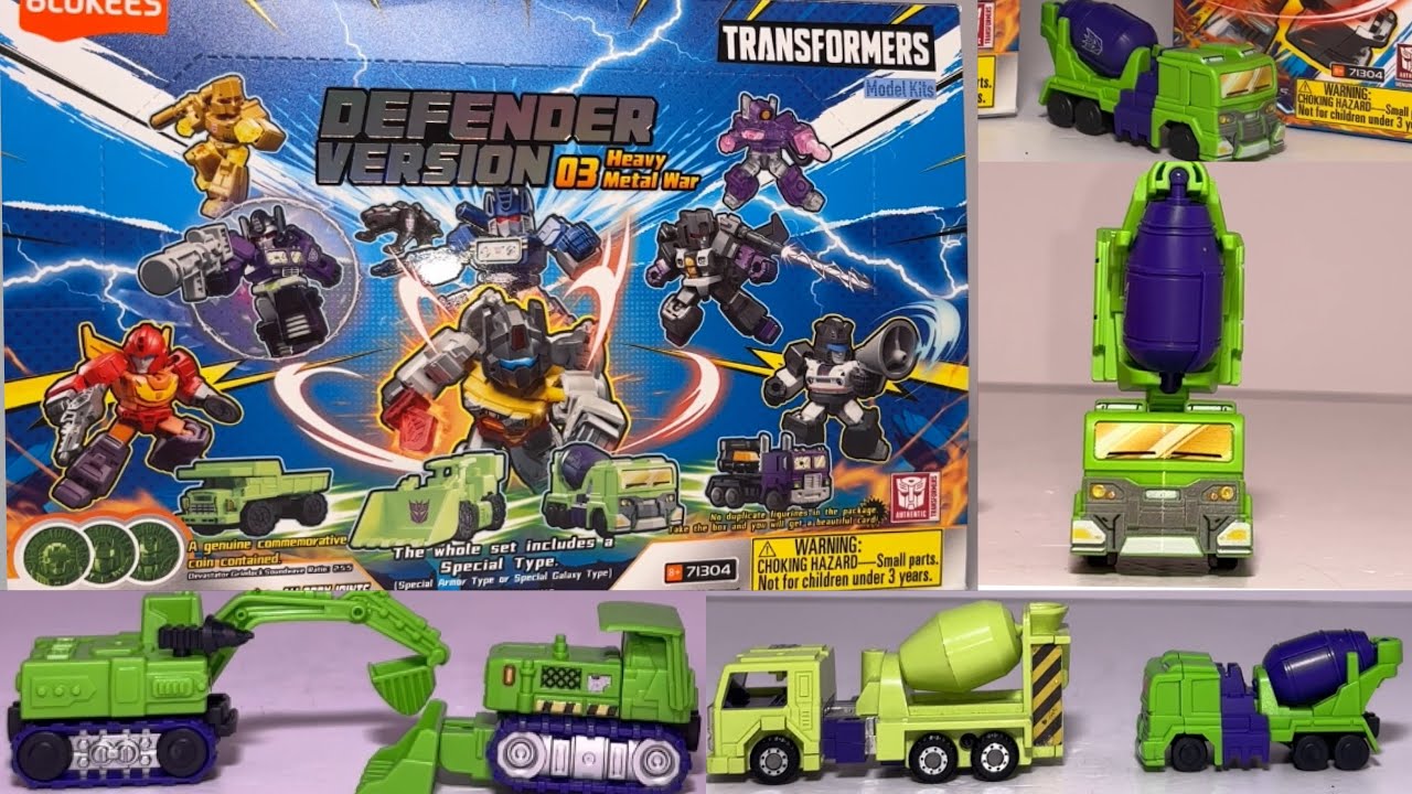 New transformers mixmaster review! Blokees defender version 03 heavy ...