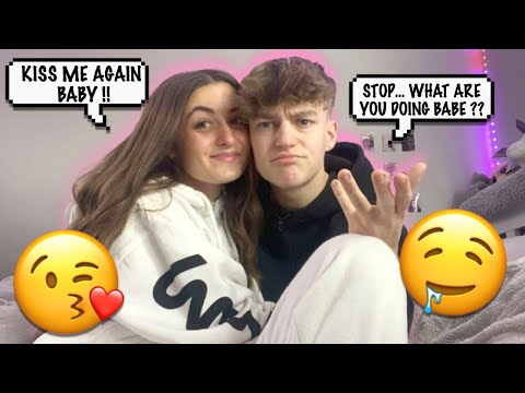CAN'T STOP KISSING AND HUGGING MY BOYFRIEND PRANK *CUTE*