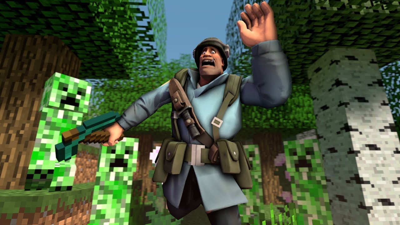 Minecraft, Но В Team Fortress 2? - YouTube