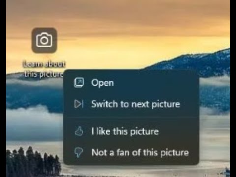Remove learn about this picture icon - windows 10/11 Windows Spotlight ...