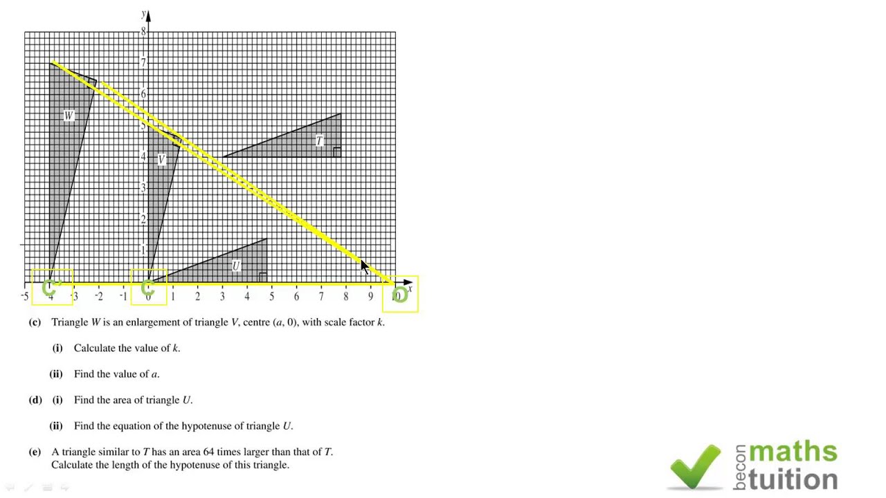Transformation By Translation, Rotation And Enlargement Part 3 - YouTube