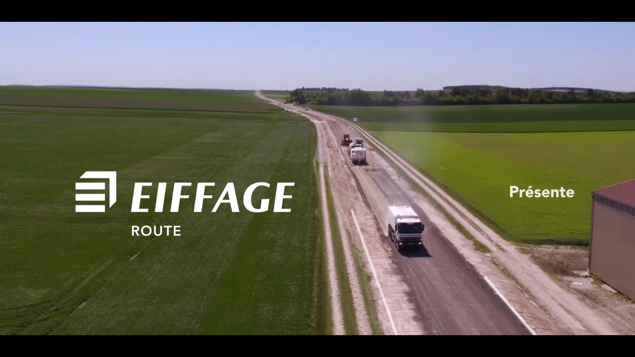 [Chantier] Réfection de la RD7 - Eiffage Route - YouTube