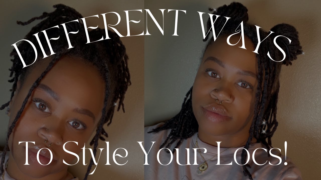 6 Ways To Style Your LOCS! - YouTube