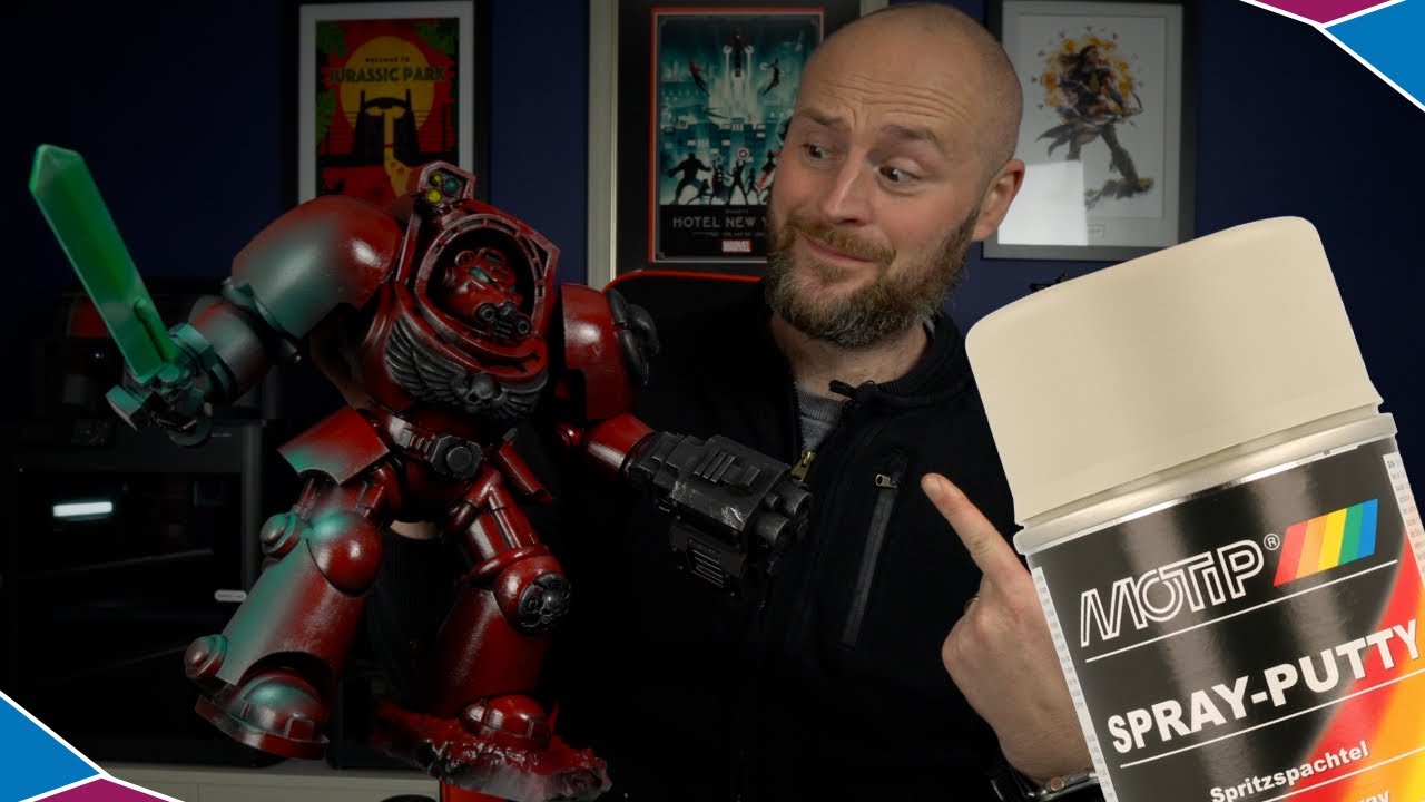 Perfectly Smooth FDM Prints: Spray Putty Giant Warhammer 40k Terminator ...