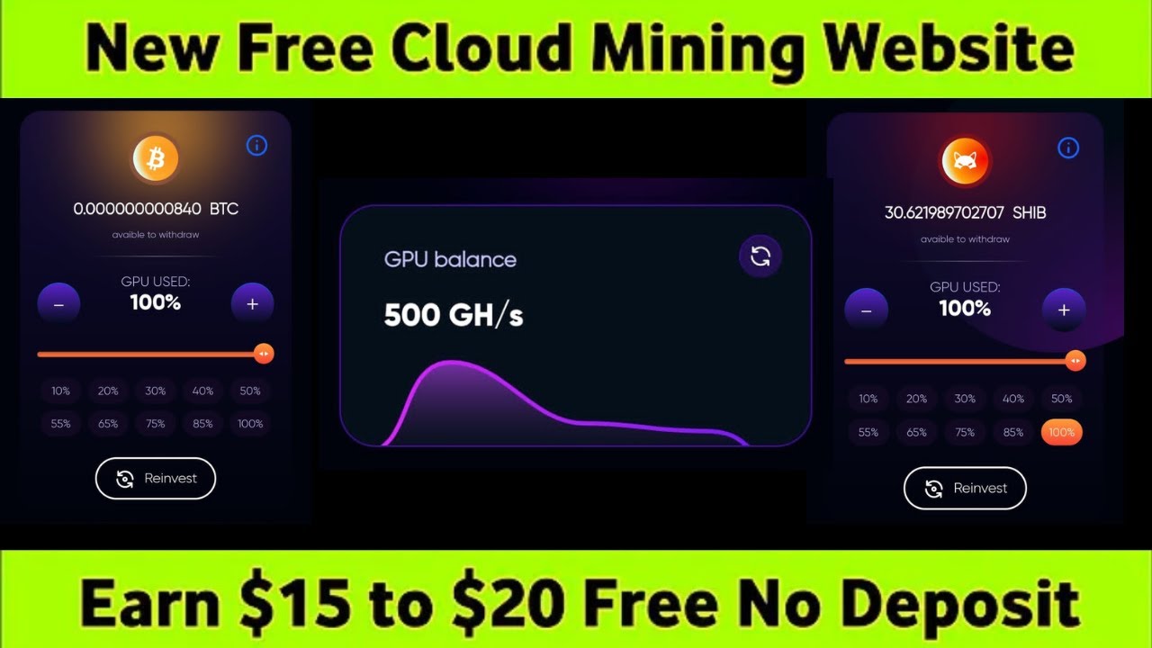 Brand New Bitcoin Mining Website | New Free Cloud Mining Website | Free ...