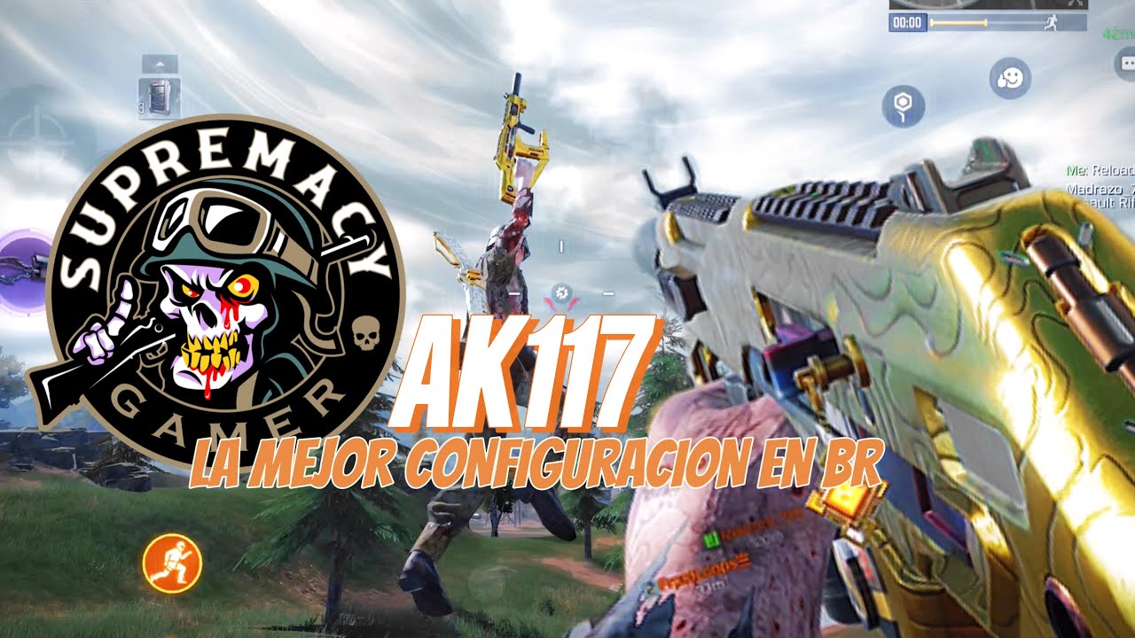 La mejor configuración para la AK117 en Call Of Duty Mobile en Battle Royal #codmobile #codm # ...
