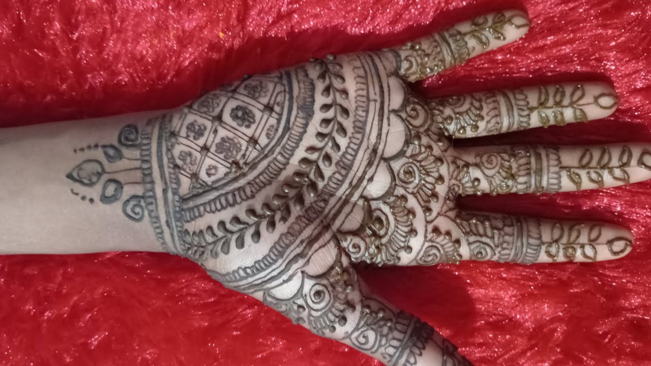 New Arabic mehndi | design dulha mehndi || design 😍 beutiful || mehndi design heena mehndi ...