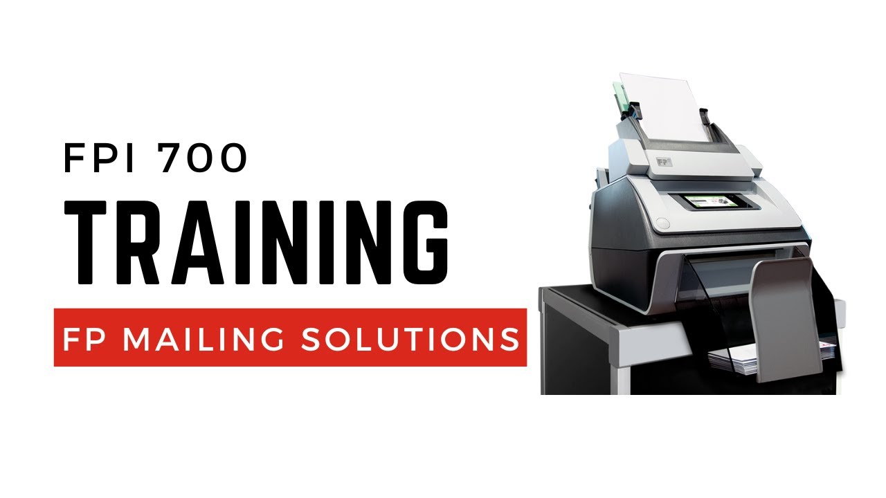 FPi 700 Folder Inserter Training | Complete Setup & Operation Guide ...