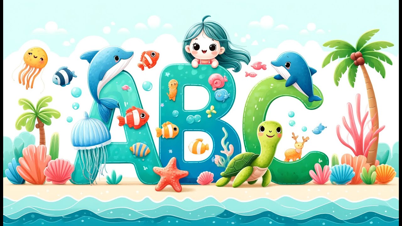 ABC Song | Learn ABC Alphabet With Kids | Sea Animals | Phonics for ...