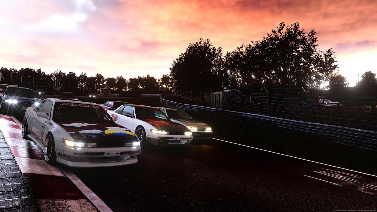 Gran turismo 7. Group cruise. Initial D tracks - YouTube