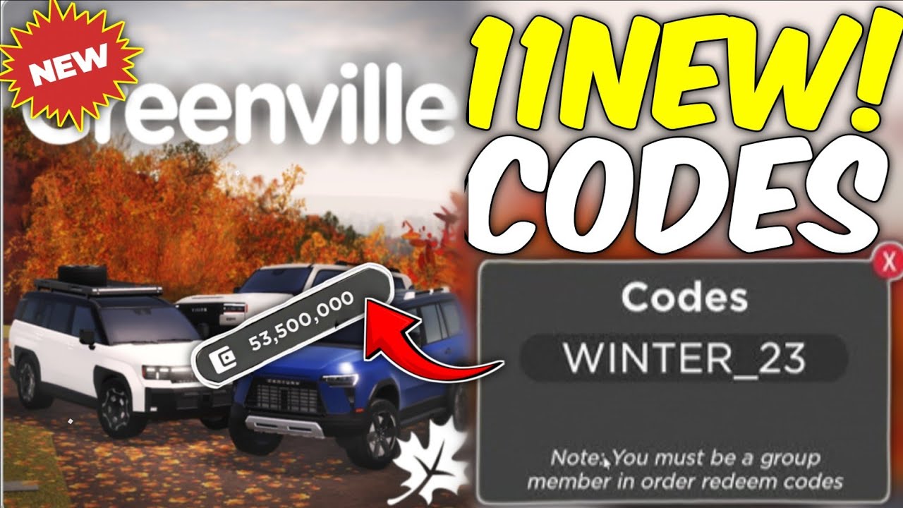 ⚠️ NEW!! 💫 CODES ⚠️ NEW GREENVILLE ROBLOX CODES DECEMBER 2024 ...