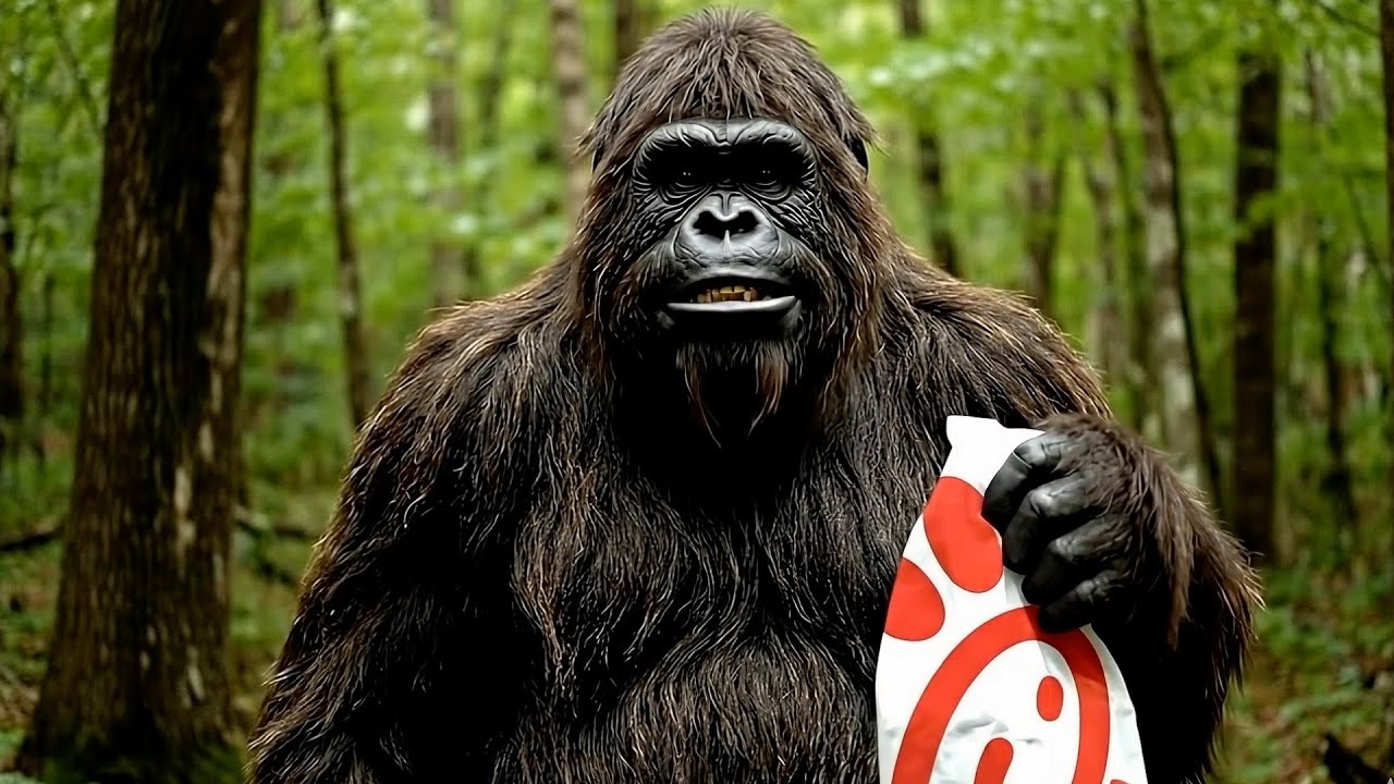 Bigfoot tries Chick-fil-a for the first time! - YouTube