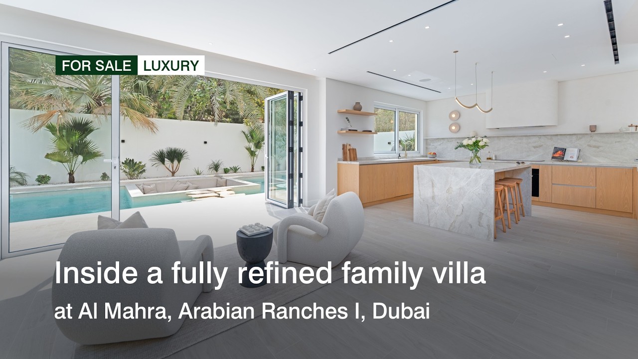 Inside a fully refined family villa | Al Mahra, Arabian ranches I ...