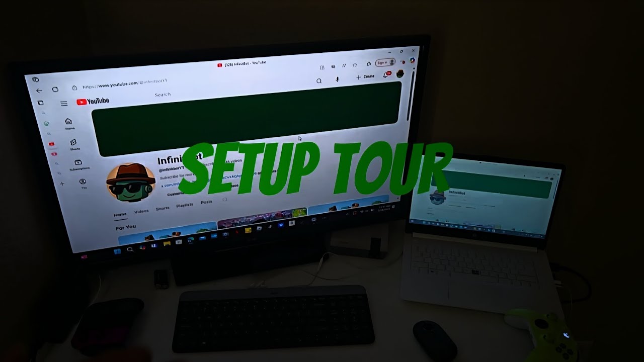 ROOM AND SETUP TOUR - YouTube