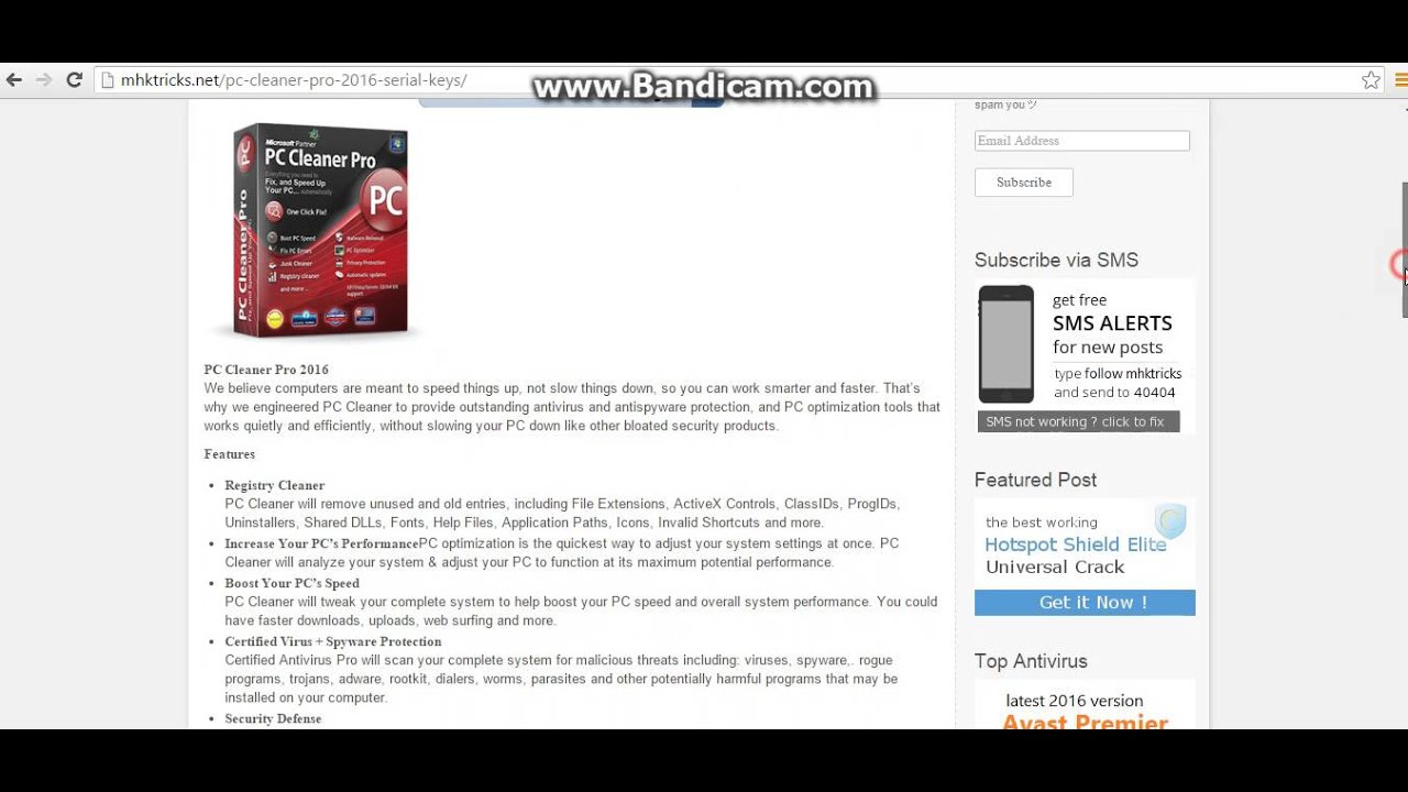 PC Cleaner Pro 2016 Serial Keys - YouTube