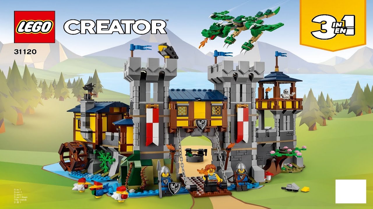 LEGO instructions - Creator - 31120 - Medieval Castle (Book 1) - YouTube