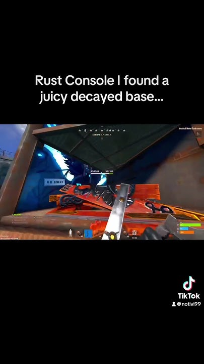 Rust Console I found a juicy loaded decayed base…#shorts #rust #rustconsole - YouTube