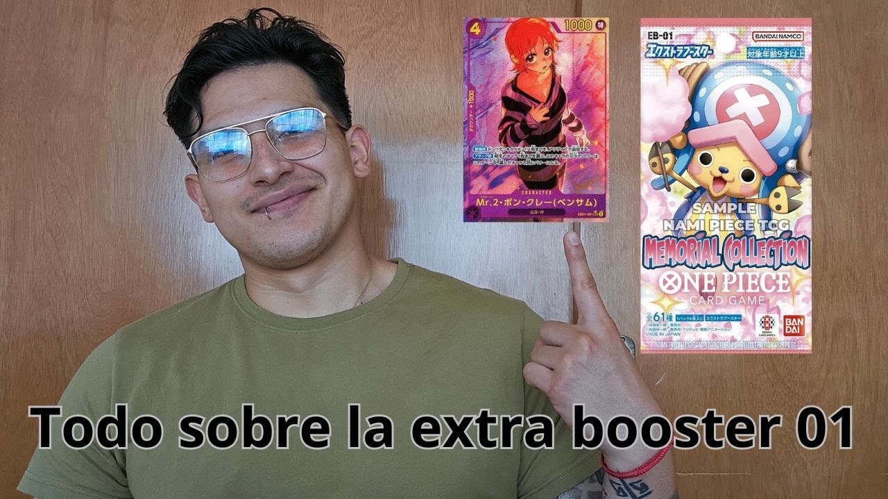 Todo sobre el Extra Booster 01 (Chopper manga) One Piece TCG - YouTube
