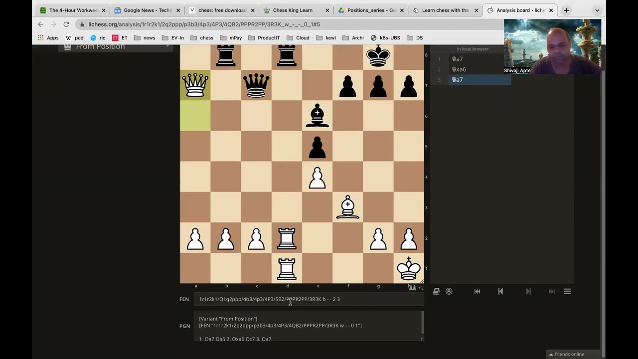 L5 Chess - Position Analysis - Wk1 Pt1 - YouTube