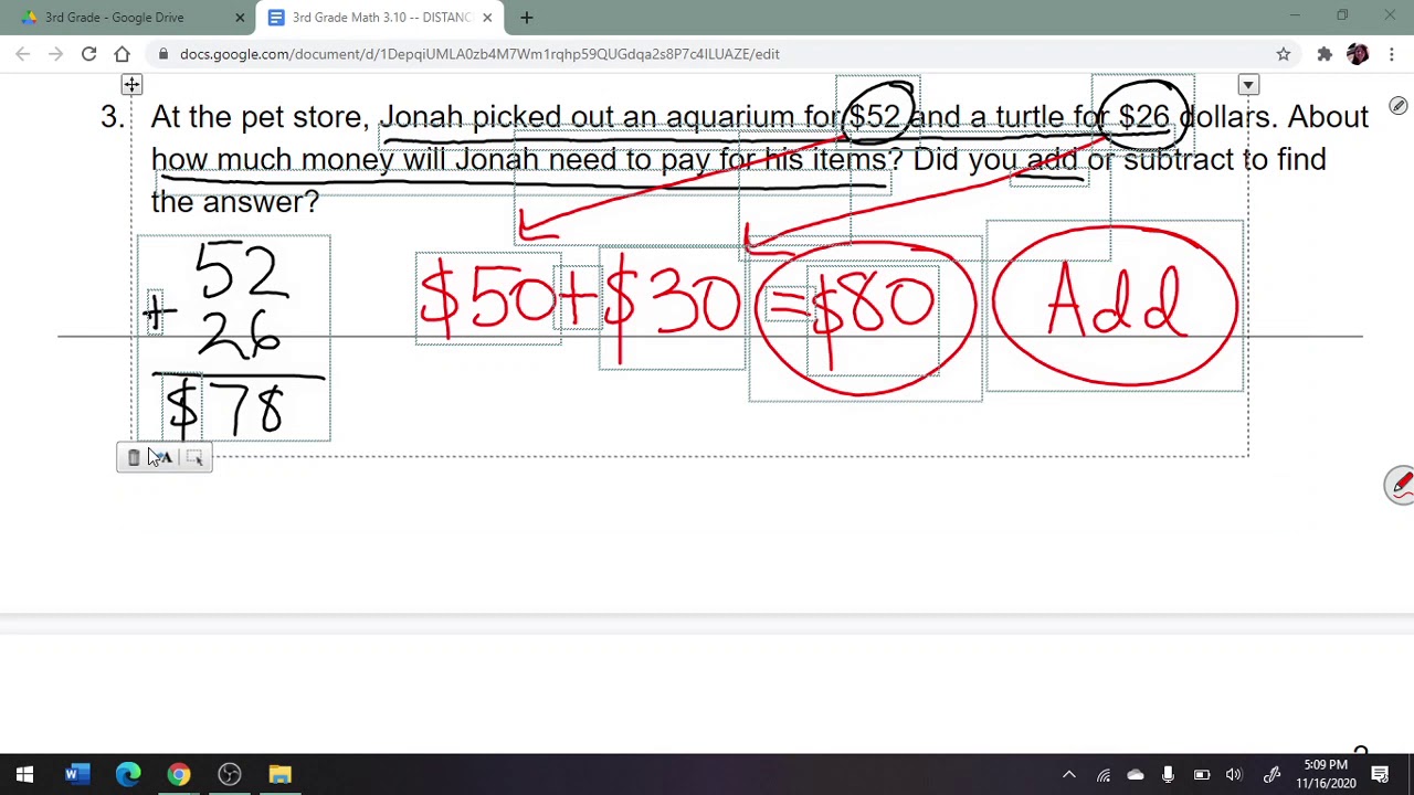 3rd Grade Math Lesson 3.10 - YouTube