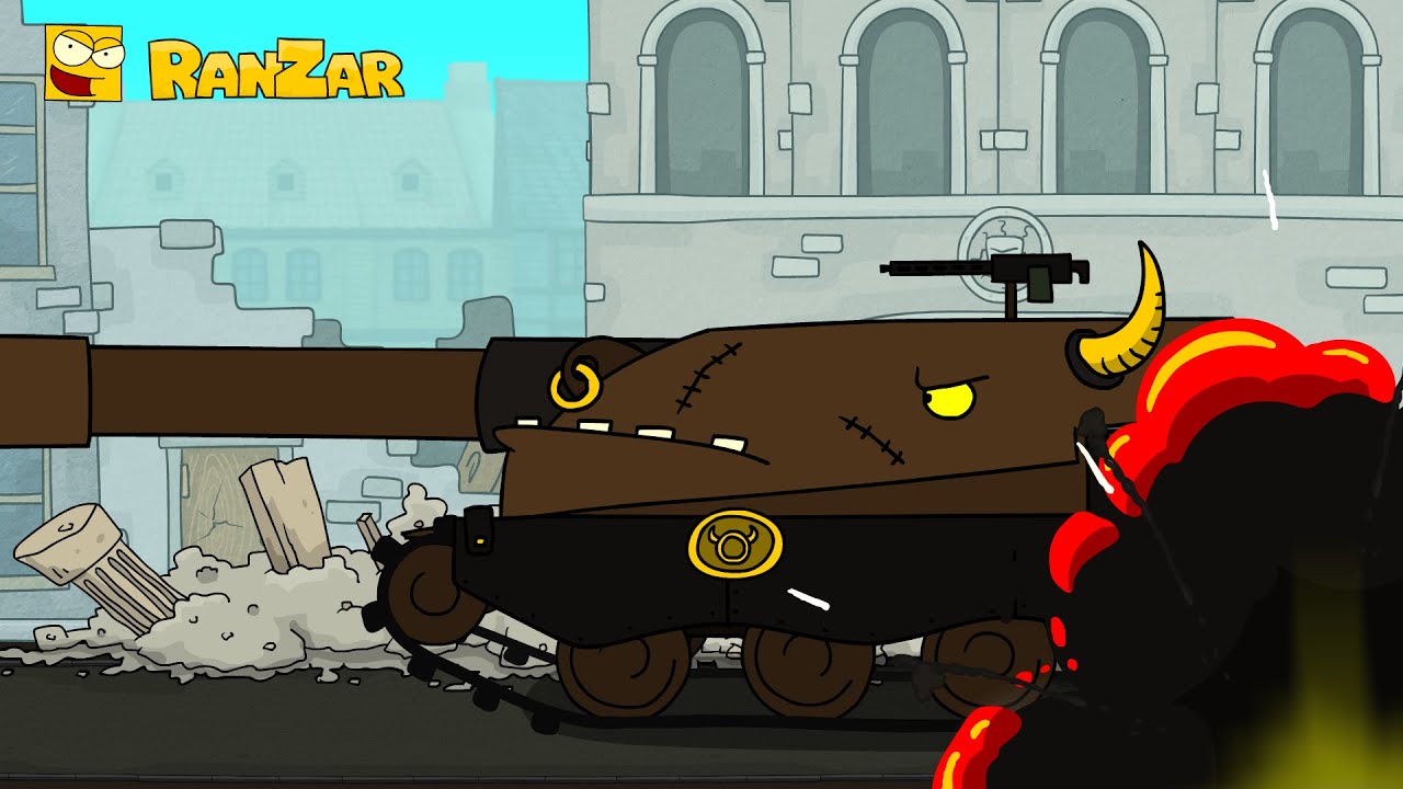 Minotauro RanZar Cartoons about tanks - YouTube