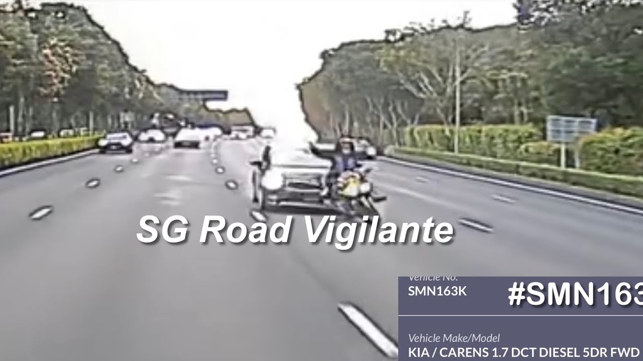 10nov2024 cte phv #SMN163K kia caren rear end motorcyclist on lane 3 of ...